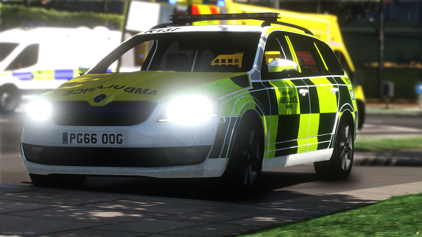 North West Ambulance Service | 2013 Skoda Octavia Rapid Response Vehic – Motex Modding